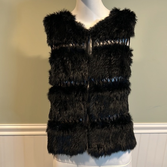 BCBGMaxAzria | Jackets & Coats | Y2k Bcbgmaxazria Wool Vest Crochet ...